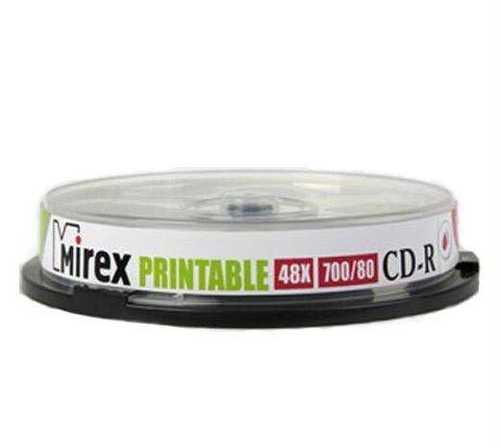 Диск CD-R Mirex 700 Mb, 48х под струйную печать