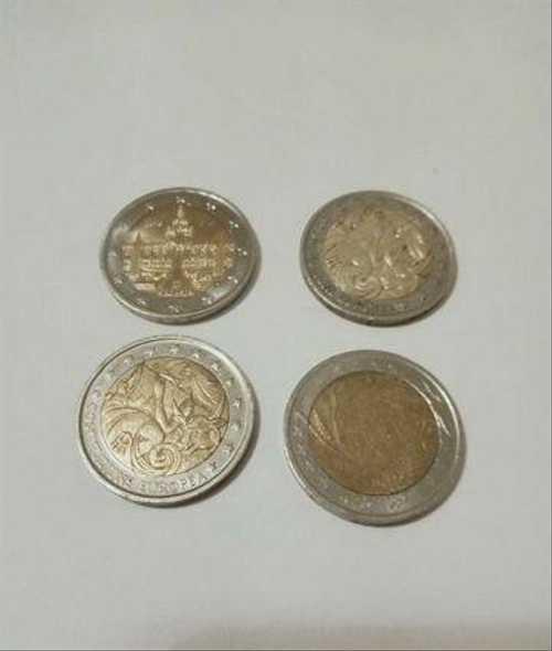 Обмен - Юбилейные монеты 2 евро