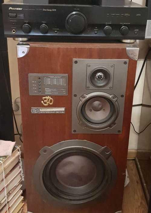 Клонка Radiotehnika S-90 и усилитель Pioneer