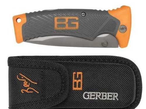 Нож складной с ножнами Gerber Bear Grylls Folding