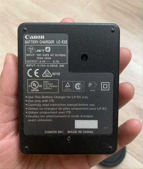 Зарядное Canon LC-E5E