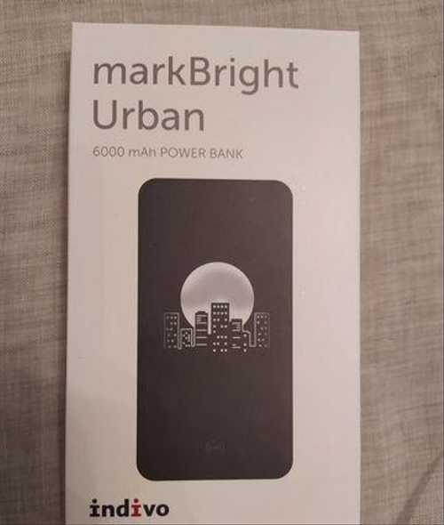 Повербанк markBright Urban 6000 мАч(новый)