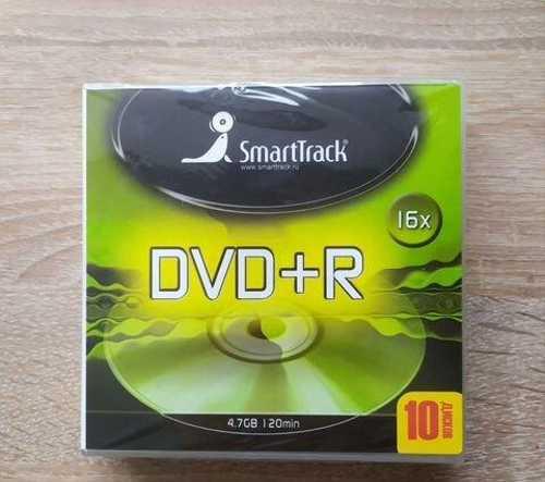 Диски SmartTrack DVD+R 4,7Gb 16x, упаковка 10 шт
