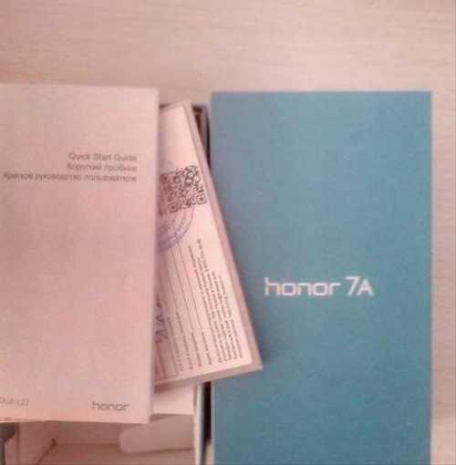 Коробка Honor 7A