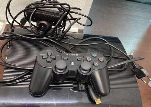 Sony PS3 super slim 500gb + набор игр
