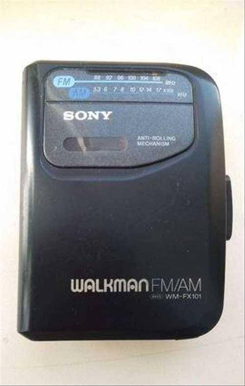 Аудиоплеер Sony Walkman кассетный с радио
