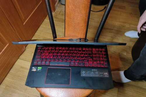 Ноутбук acer nitro 5 ryzer5 4600/GTX1650/16gb/512g