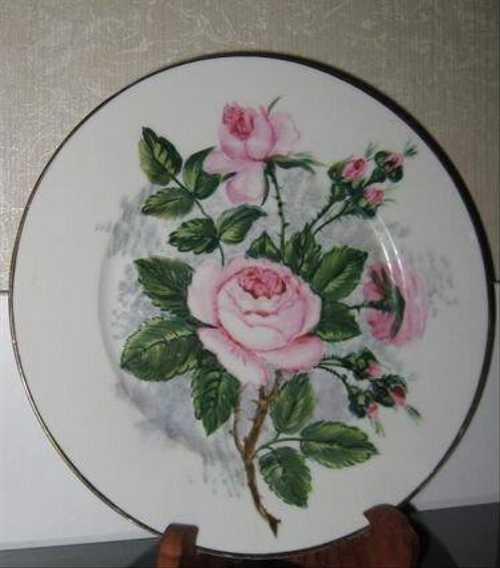 Тарелка фарфоровая Розенталь Rosenthal Розы