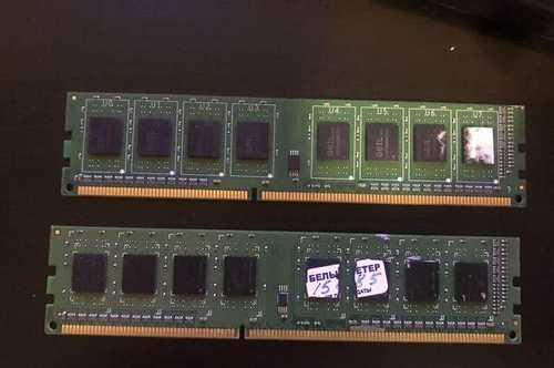 Оперативная память ddr3 4gb x2 Geil 1600MHz