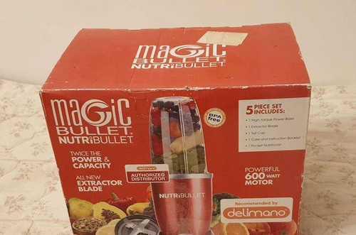 Новый блендер Magic bullet Nutribullet от Delimano