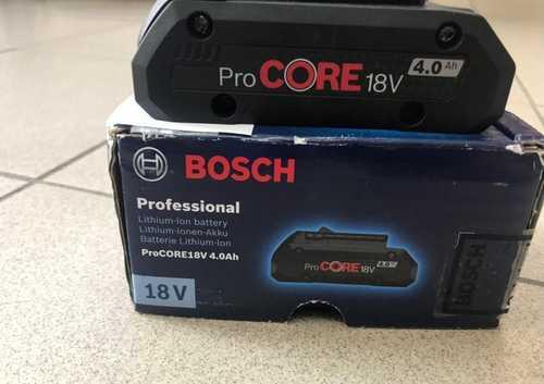 Аккумулятор Bosch procore18V 4.0 Ач (1600A016GB)