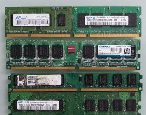 Dimm, sodimm 512MB - 2GB DDR2, DDR3