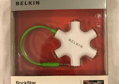 Разветвитель для наушников belkin rockstar новый