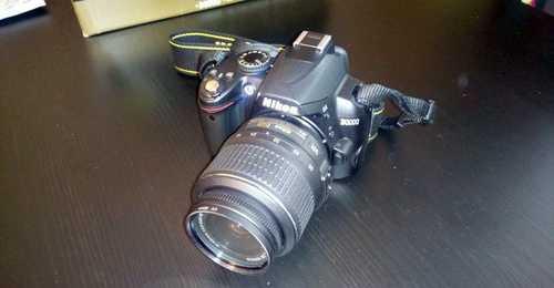 Nikon d3000 + сумка и уф-фильтр