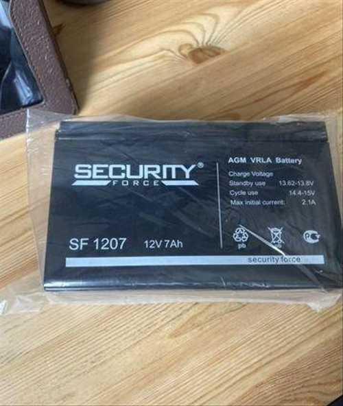 Аккумулятор security sf1207