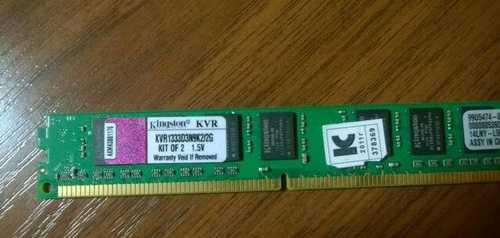 Оперативная память Kingston KVR1333D3N9K2/2G
