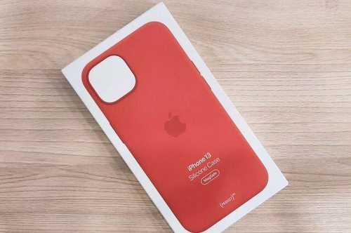 Silicon Case Apple iPhone 13 MagSafe (красный)