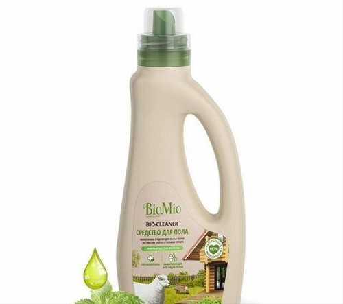 Антибактериальное гипоаллергенное чистящее экологичное средство BioMio "Bio Floor Cleaner", для пола, с эфирным маслом мелиссы, 750 мл