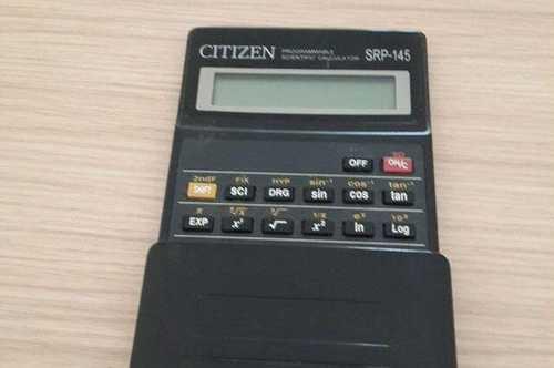 Научный калькулятор citizen srp-145