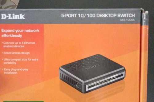 5-port 10/100 Desktop switch