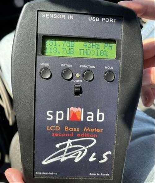 SPL Lab LCD Bass Meter SE