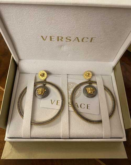 Серьги Versace оригинал