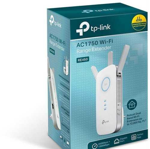 Wi-Fi усилитель сигнала (репитер) TP-link RE450 V