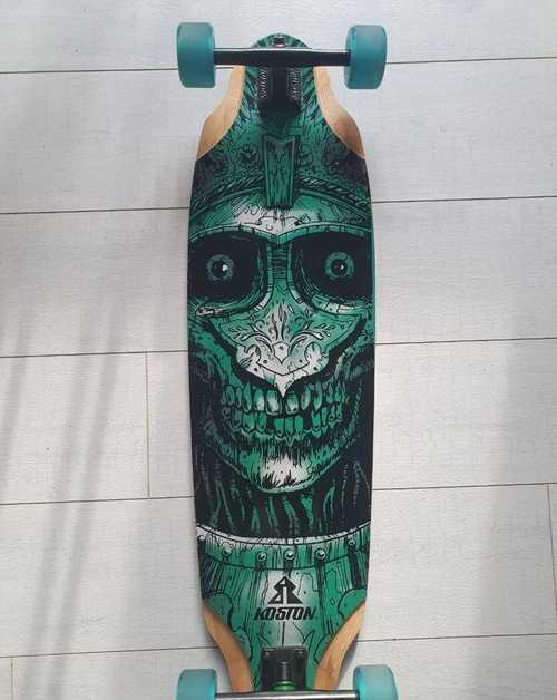 Лонгборд koston green skull (Новый)