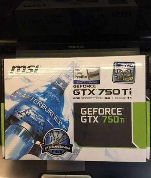 Видеокарта MSI GeForce GTX 750 Ti 2 Гб gddr5