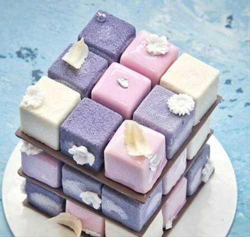 Подставка для торта кубик рубика
