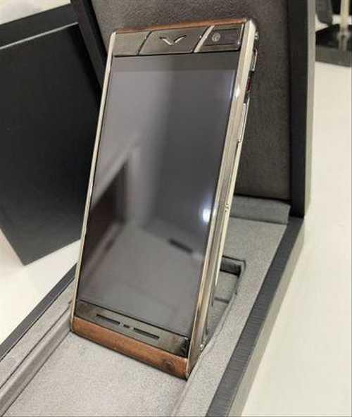 Vertu Aster Cognac Ostrich