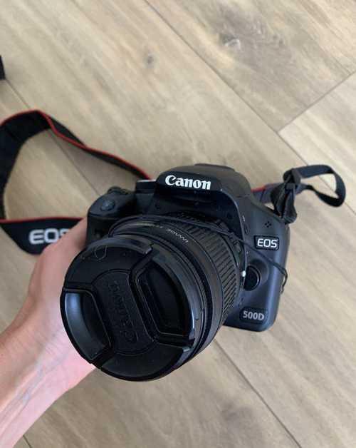 Зеркальный фотоаппарат Canon EOS 500d и портретный