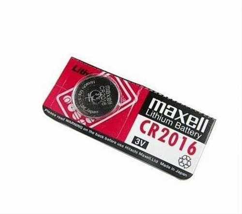Батарейка литиевая maxell CR2016