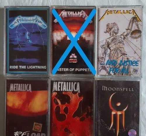 Аудиокассеты музыка рок металл