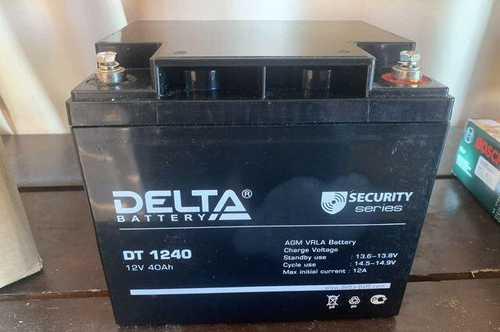 Аккумулятор delta Security DT 1240