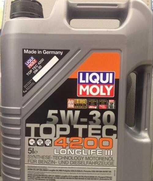 Liqui Moly моторное масло Top Tec Ликви Моли 5-30 | Festima.Ru .