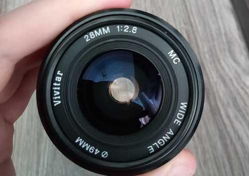 Vivitar 28mm F2.8 OM Fujifilm FX