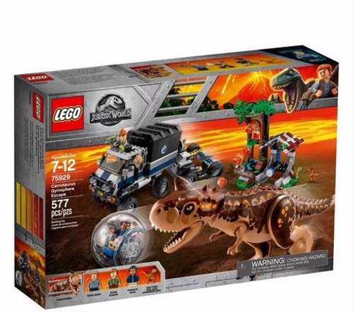 Lego Jurassic World* 75929 Побег Гиросфере /новый