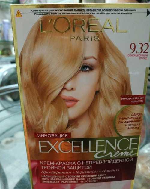 Краска Loreal 9.32 сенсационный блонд