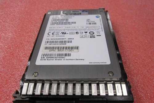 HP 400Gb SATA SSD 2.5" количество