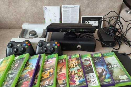 Xbox 360 600gb - полный комплект