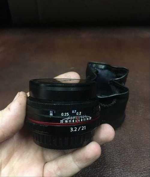 Объектив Pentax SMC DA 21mm f/3.2 AL Limited