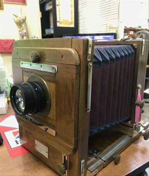 Штативная деревянная фотокамера фкд 13х18