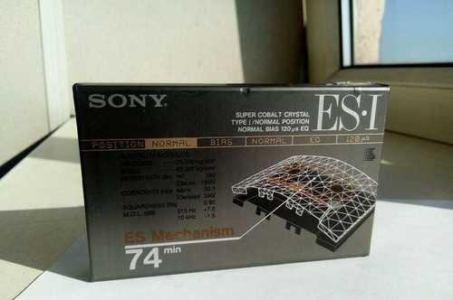 Аудиокассета Sony новая, запечатанная ES-I 74 min