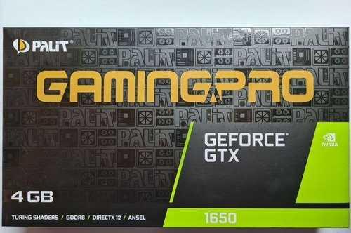 Новая GTX 1650 4Gb на гарантии