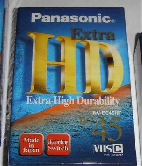 Видеокассета Panasonic VHS-C новая (запечатанная)