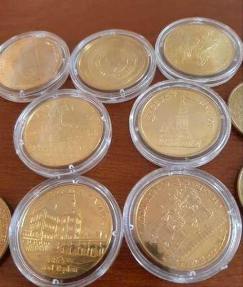 Памятные монеты -жетоны