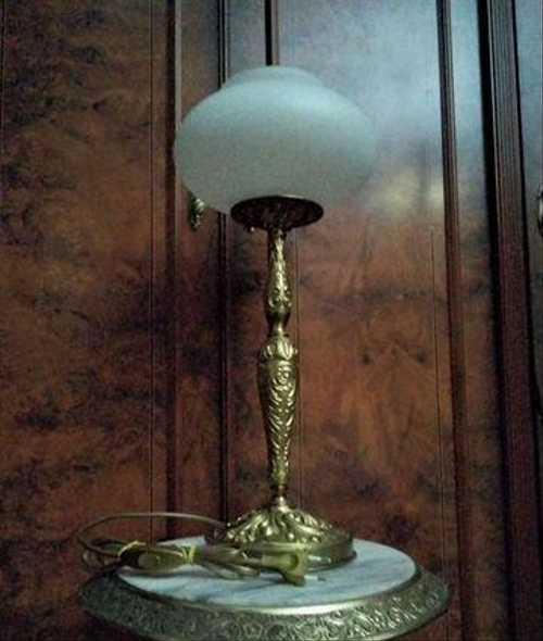 Настольная лампа СССР бронза