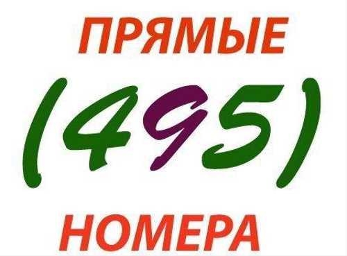 Городской номер 495. Номер 495. Код номера 495.