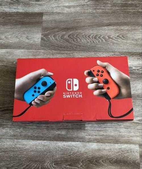 Коробка Nintendo switch